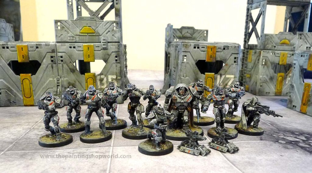 Mantic Deadzone and Firefight Enforcers | The Painting Shop